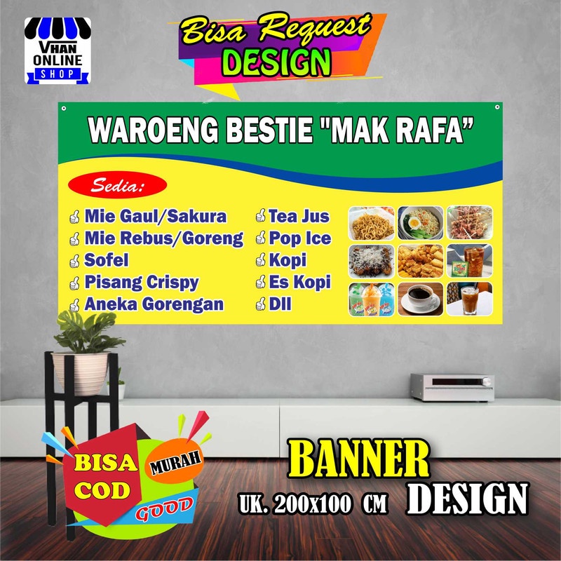 Banner Banner Banner Banner For Stalls, Restaurants, Food Stalls, Cool ...