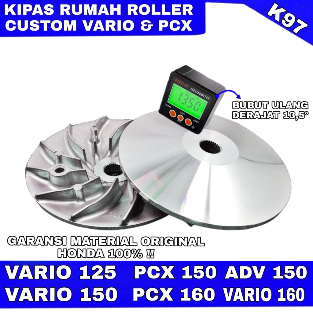 Roller House Fan CVT FACE DRIVE HONDA PCX 150 PCX 160 & ADV 150-22110 ...