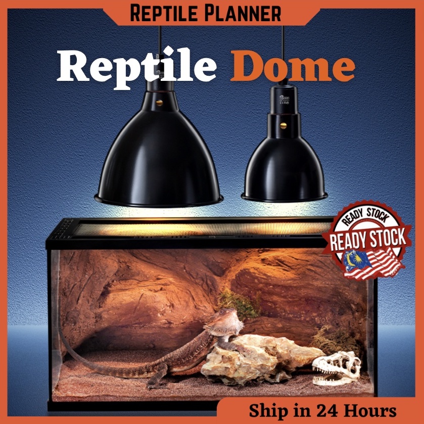 Reptile Dome Uvb Uva Light Fixture Lamp Shade Tortoise Holder Ceramic ...