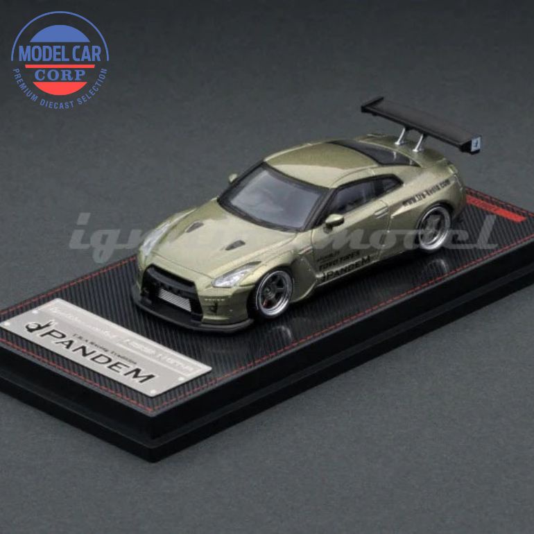 Ignition Model PANDEM R35 GT-R Green Metallic IG1748 Scale: 1/64 Model ...