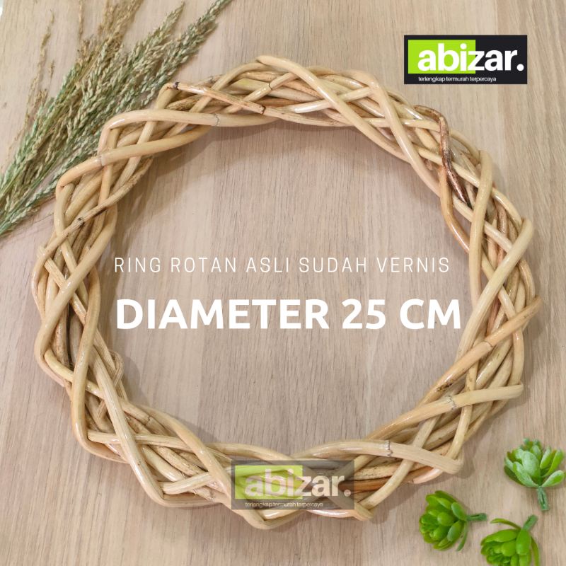 Original Rattan Ring Diameter 25cm Wreath Flower Ring Rattan Decoration ...