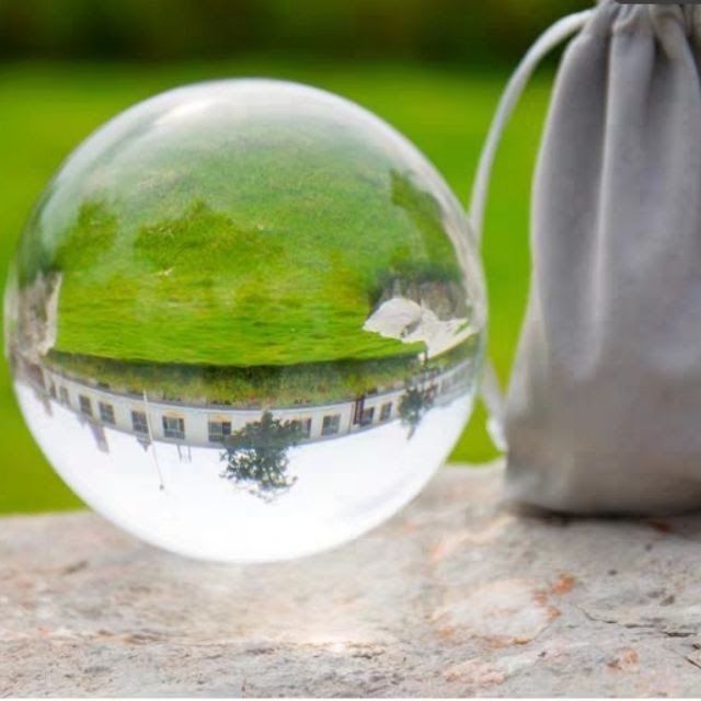 [Ready Stock] Crystal Ball Glass Ball Lens Ball Transparent Ball 6cm ...
