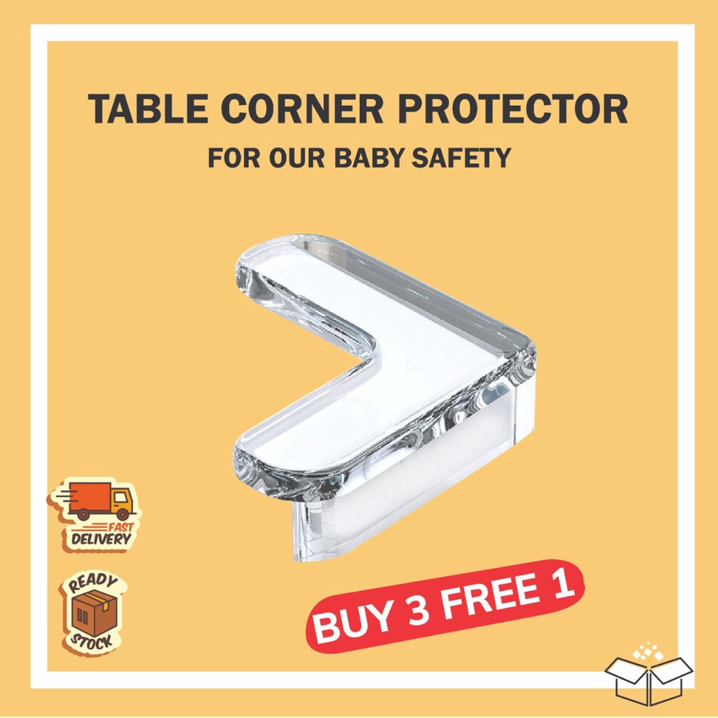Baby Kids Children Silicone Safety Protector Table Corner Cover Table ...