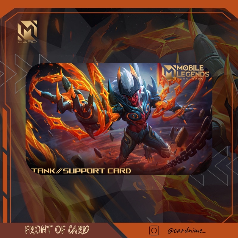 Tank Mobile Legends Custom Card ID ML | Shopee Malaysia