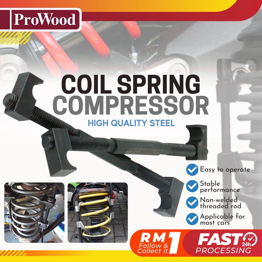 PROWOOD 2pcs Heavy Duty Coil Spring Compressor Tool Compression Spring ...