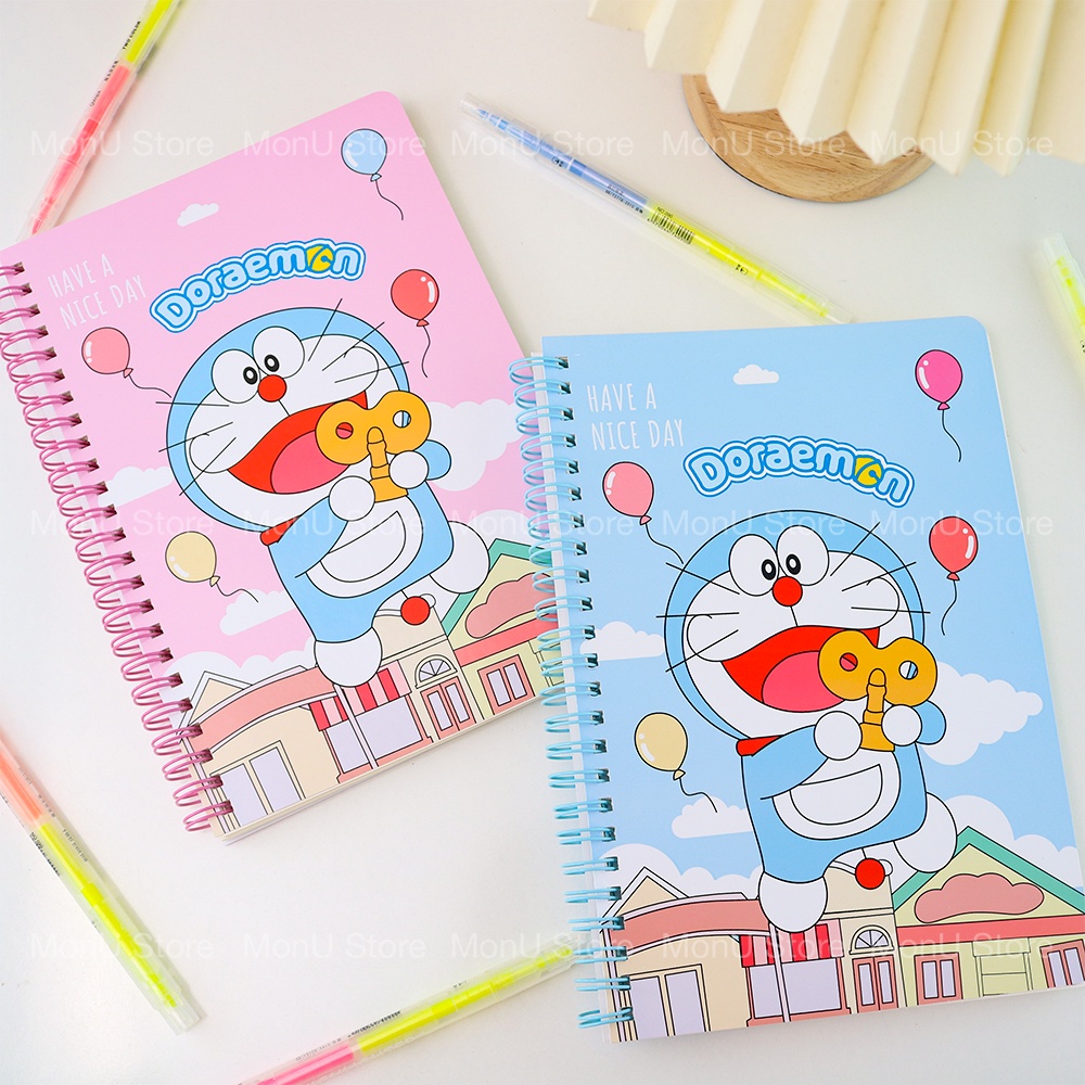 XO Cute and cute A5 Doraemon spring notebook 60 sheets (120 pages ...
