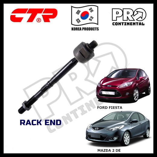 CTR KOREA MAZDA 2 DE 2007-2014 FORD FIESTA 2008-2019 STEERING RACK END ...