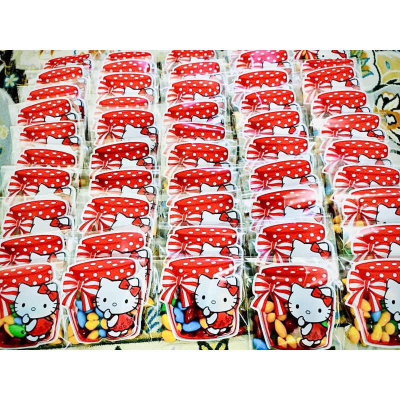 100pcs doorgift murah/goodies bag hello kitty/wedding birthday aqiqah ...