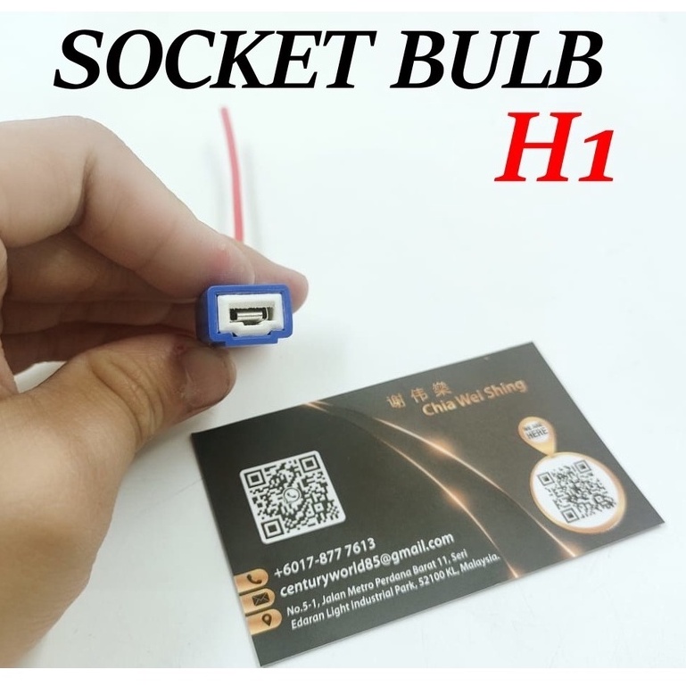 Car Headlight Socket Connector Lamp Bulb Wiring Harness H1 Head Lamp ...