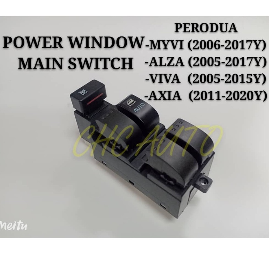 84820-BZ010 POWER WINDOW MAIN SWITCH PERODUA MYVI 1.3 MYVI LAGI BEST ...