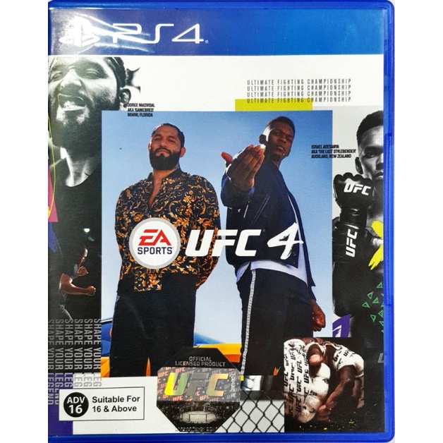 PS4 GAME UFC 4 (USED) | Shopee Malaysia