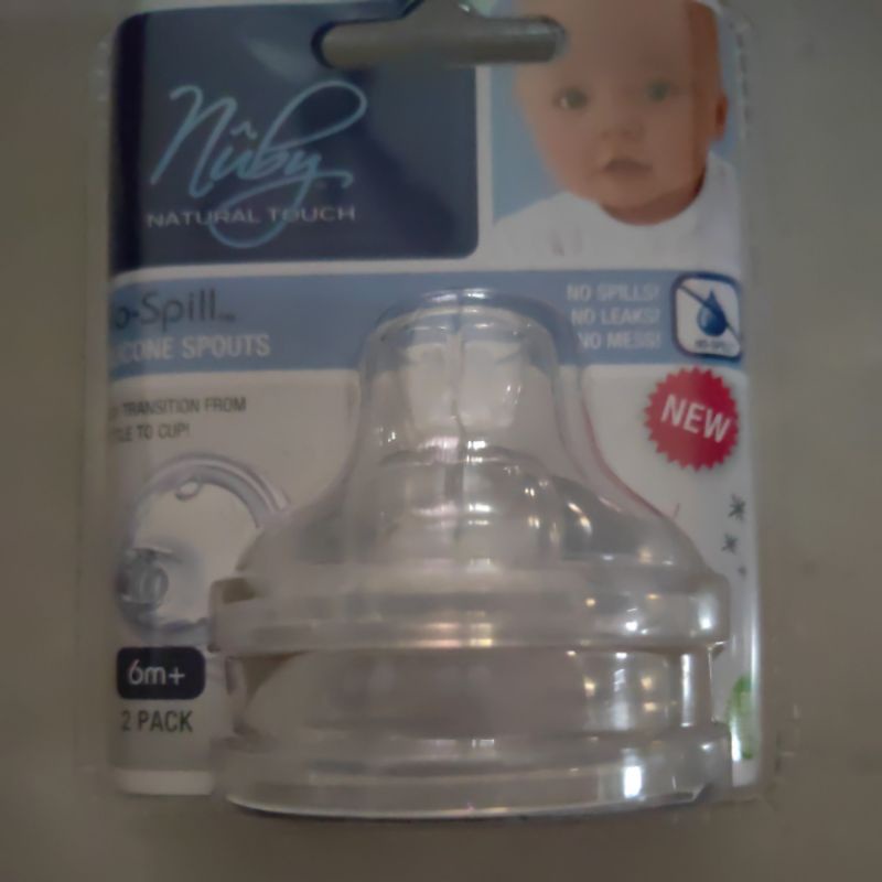 Clearance Nuby Natural Touch Bottle Nipples Slow/Medium/ Fast Flow/Spout (2pcs/pack) Without ...