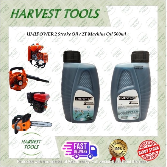 [ READY STOCK ] UMIPOWER 2 Stroke Oil / 2T Machine Oil 500ML | Shopee ...