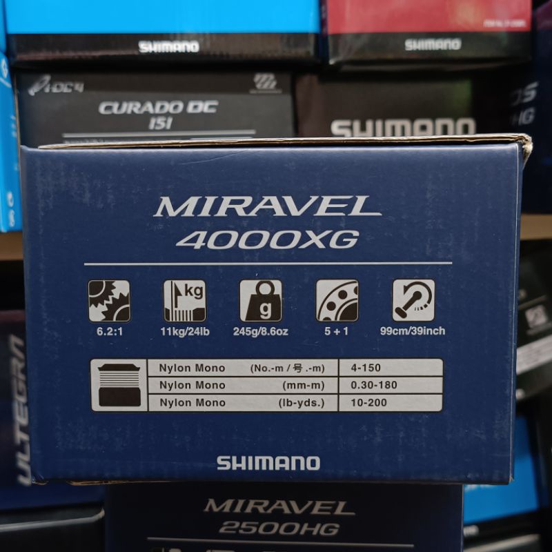 NEW SHIMANO 22' MIRAVEL SPINNING REEL 1000/2500/C3000/C3000HG/4000/5000 | Shopee Malaysia