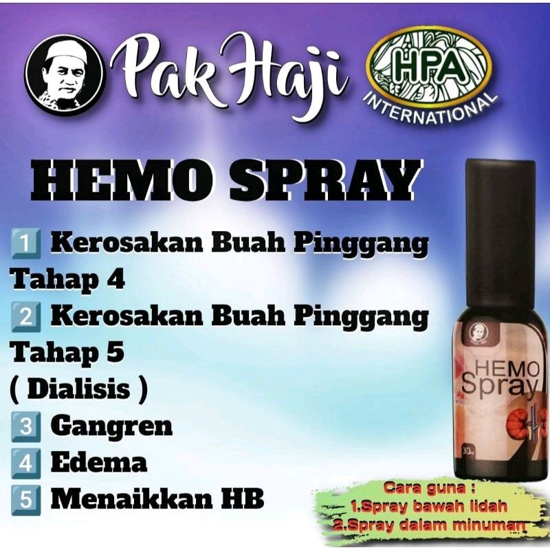 HEMOSPRAY HPA PERBAIKI GINJAL | Shopee Malaysia