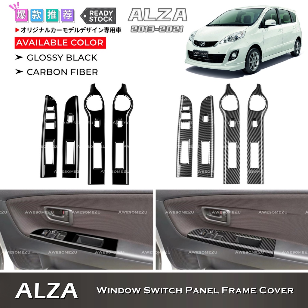 Awesome2u Perodua Alza Old 2009-2021 Window Switch Panel Frame Cover ...