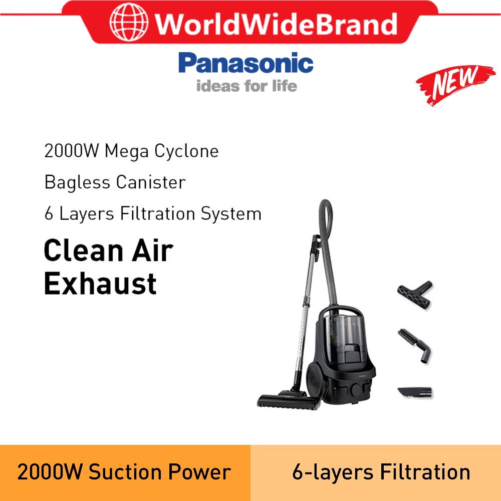 Panasonic Mega Cyclonic Bagless Vacuum Cleaner ( 1600W ) MC-CL601 ...