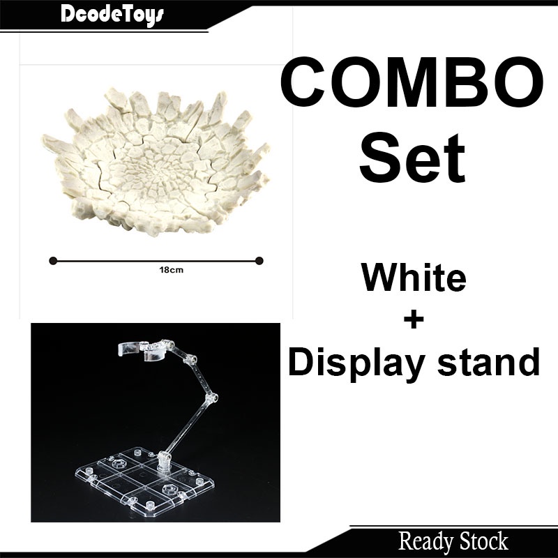 Rock Crack Effect for 1/12 SHF figma action figure gundam gunpla doll ...