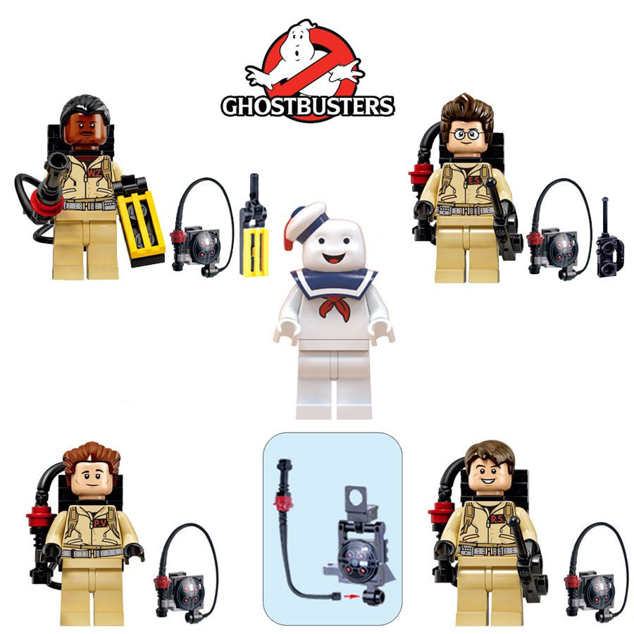 XINH XH108 - 111 Minifigures Ghostbusters Bricks / Stay Puft Marshmallow / Building Block Toys ...