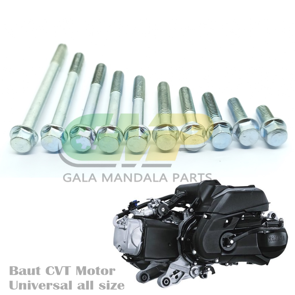 MESIN Bolt Block CVT Lock T8 Baud Block Engine Gear Box Motor Stainless ...