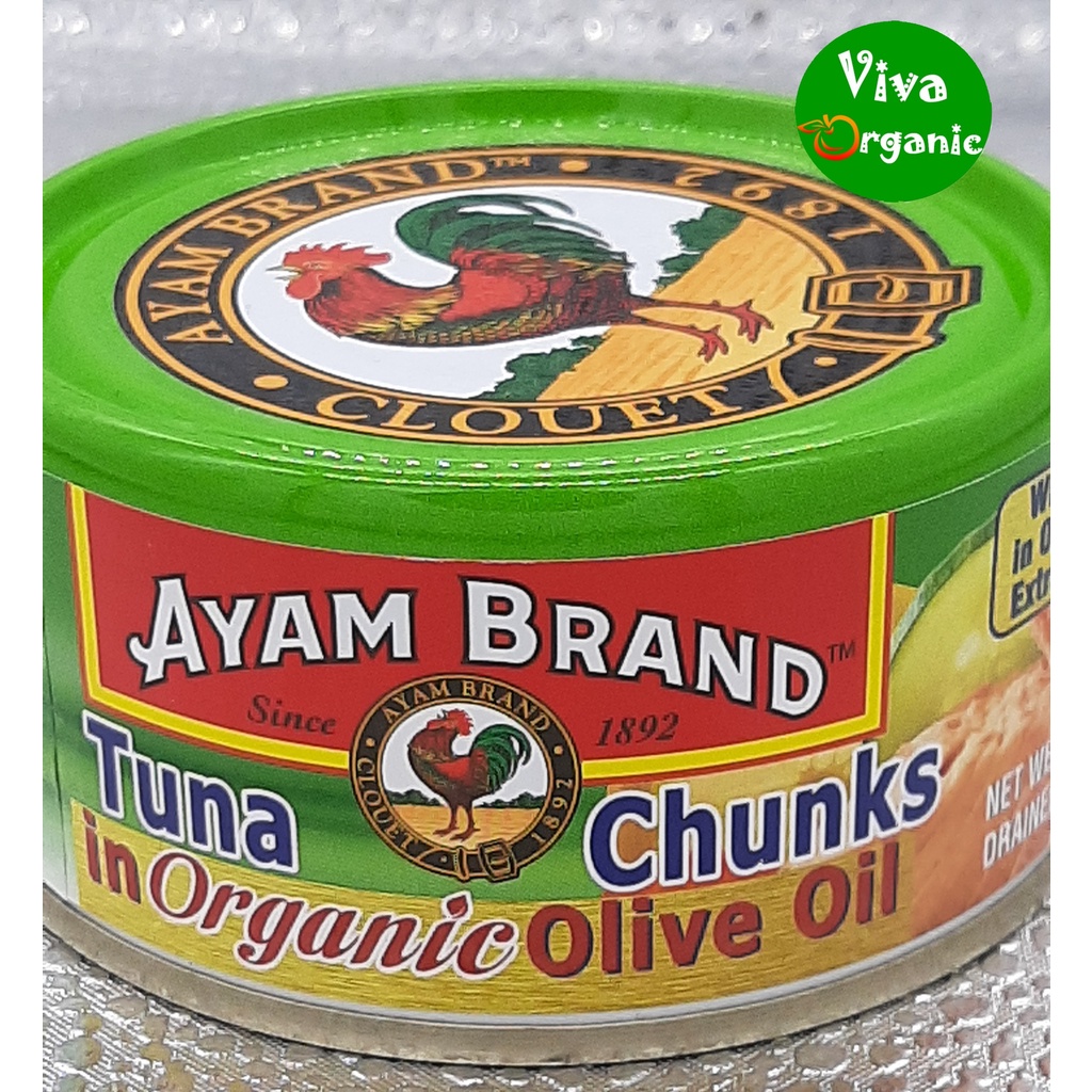 Ayam Brand Tuna Chunks in Organic Olive Oil | Shopee Malaysia