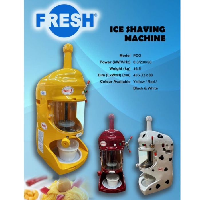Commercial Electric Snow Smoothie Ice Crusher Cendol ABC Kacang Shaver ...