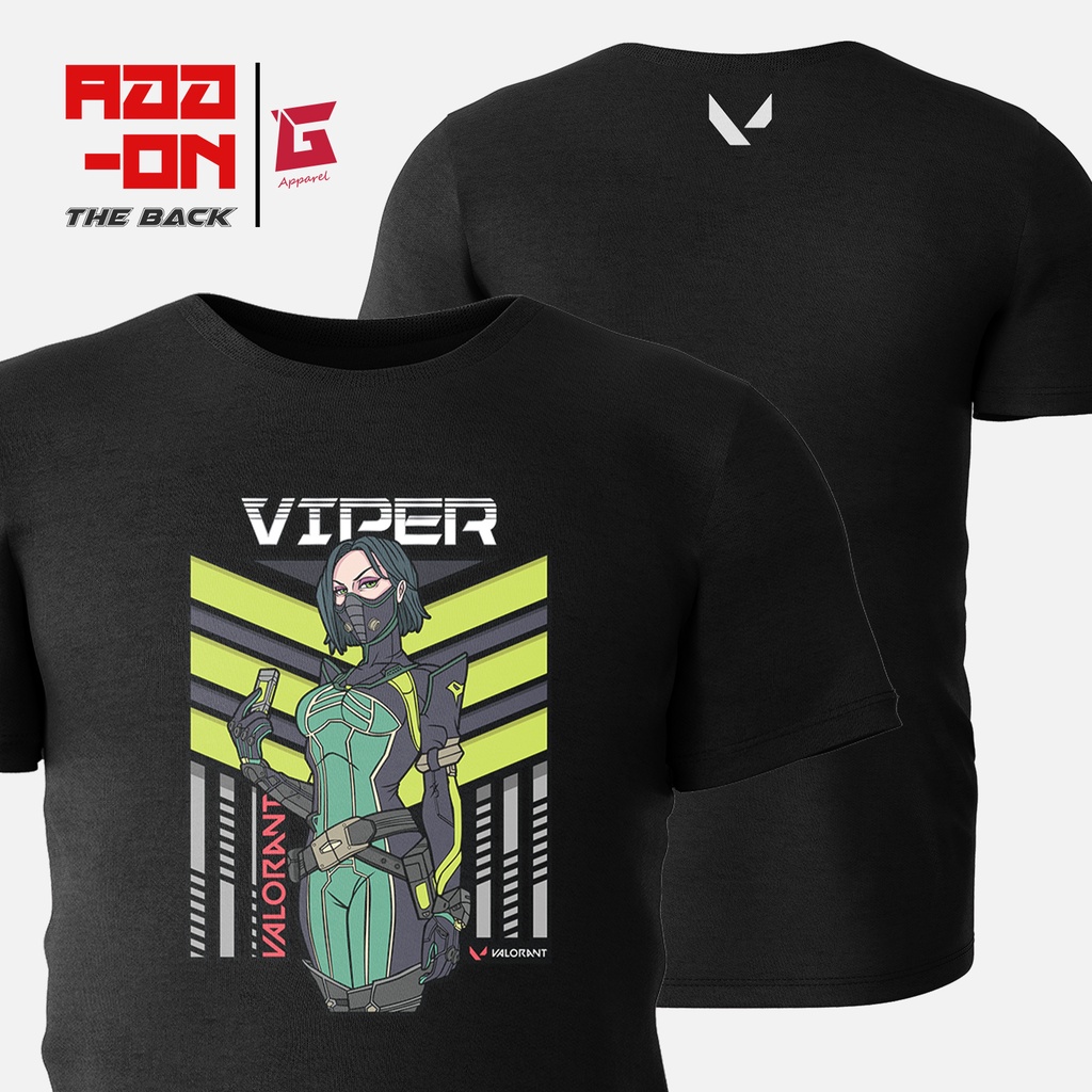 VALORANT VIPER Design Gaming Tshirt / 100% Cotton 180GSM | Shopee Malaysia