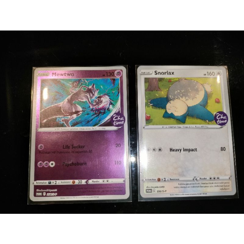 Pokemon CHATIME TCG MEWTWO, SNORLAX | Shopee Malaysia