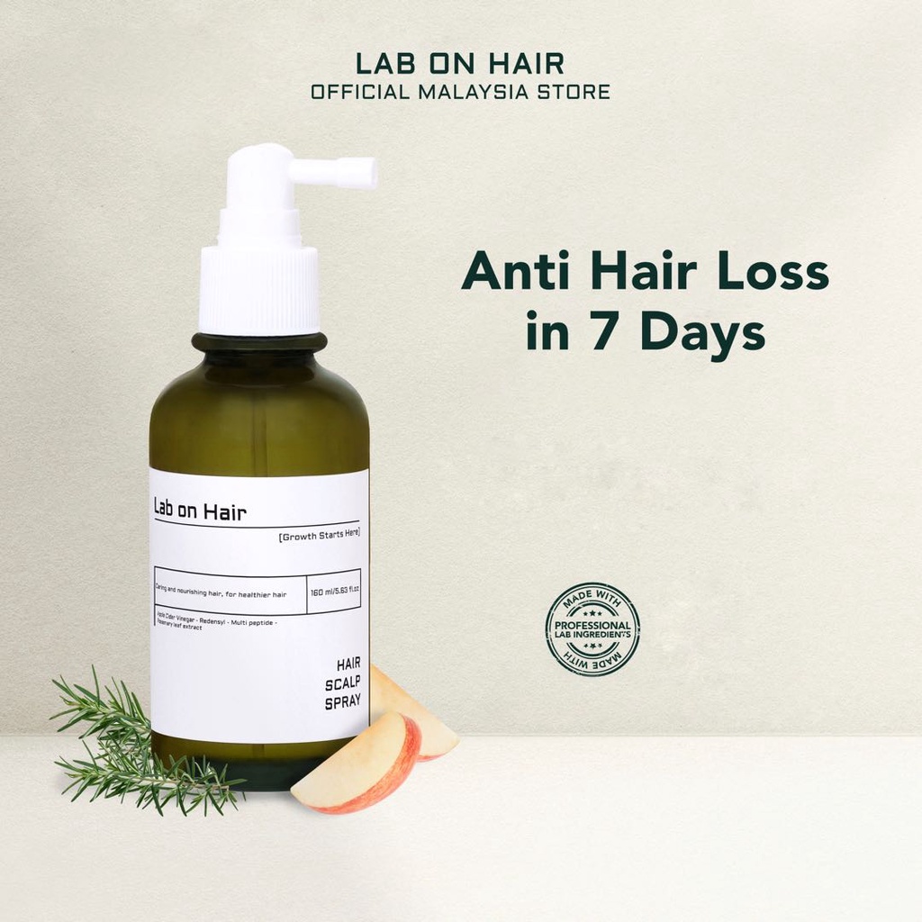 Lab On Hair Anti Hair Loss Scalp Spray - Tonik Rambut Spray Anti ...