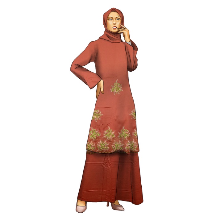 Sircinta Clothes Material Brackets KPLS 027 | Bysc Lace Hip Tabur Motif ...