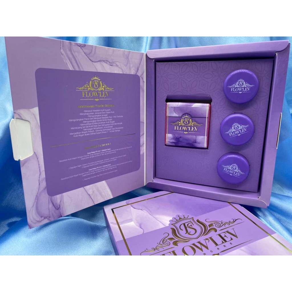 SET FLOW'LEV / FLOWLEV SKINCARE PURPLE EDITION (4 IN 1 SET) | FLAWLESS ...