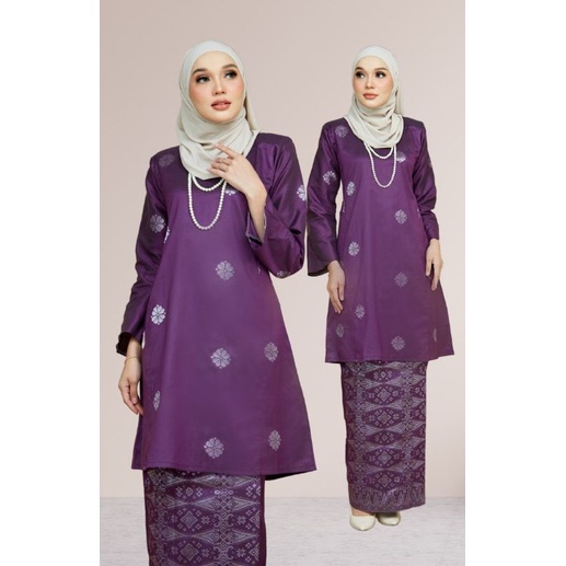 [ DARK PURPLE SILVER & DARK PURPLE GOLD EDITION] KURUNG PAHANG PESAK ...