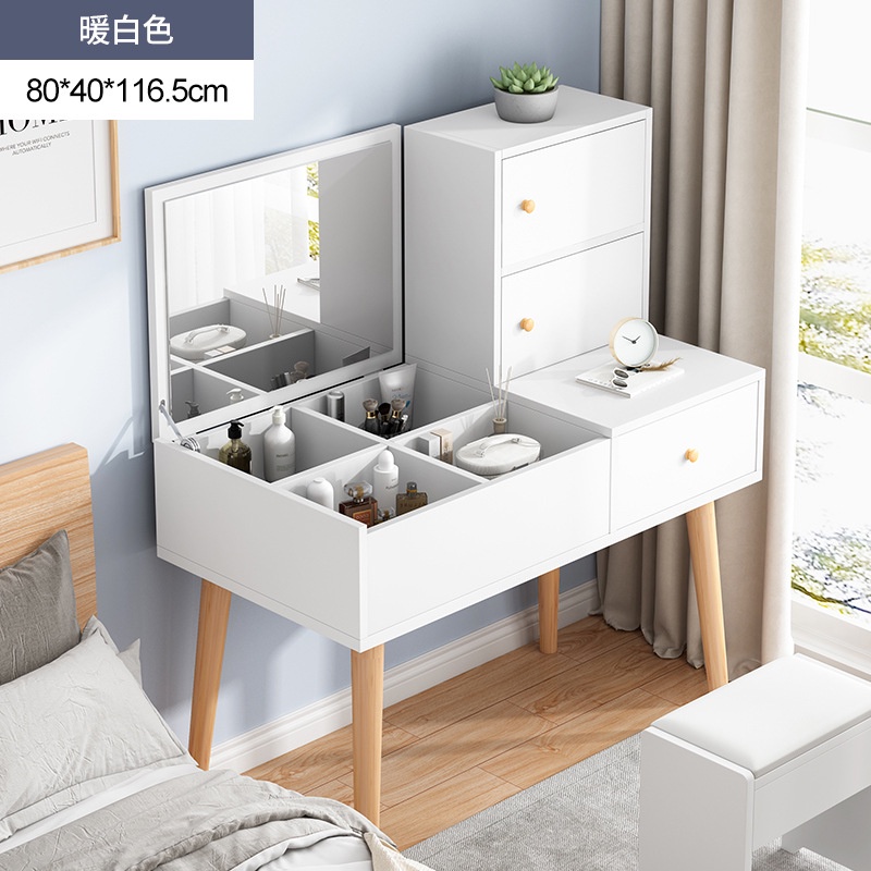 60cm Vanity Table with Desk Rack and Mirror | Shopee Malaysia