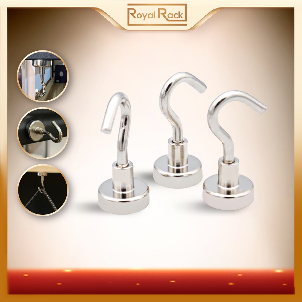 RoyalRack Magnetic Hook 5kg Heavy Duty Wall Hanger Magnet Holder ...