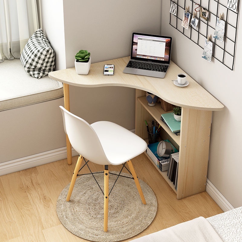 Student Study Girls Bedroom Small simple desk Computer desk Desktop ...