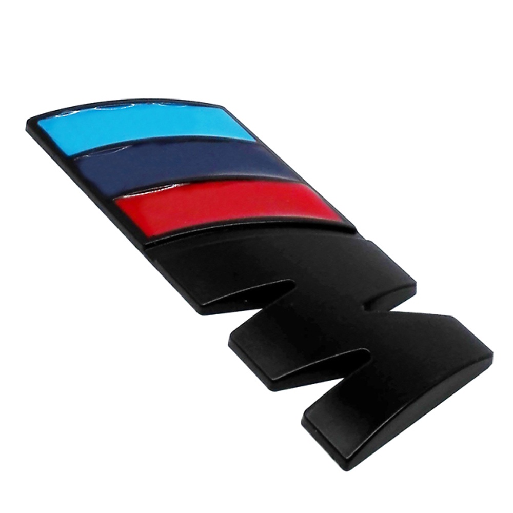 3D Metal M Power Car Front Grille emblem BMW logo Chrome Badge Emblem ...