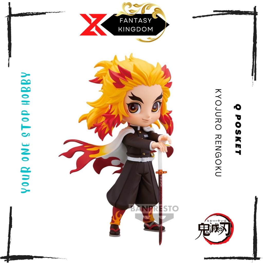 Demon Slayer Kimetsu No Yaiba Q Posket - Kyojuro Rengoku Ver A [Stock ...