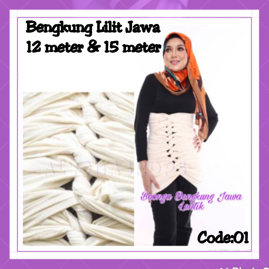 Bengkung Lilit Jawa Tradisional by Boonga ( 12 meter / 15 meter ...