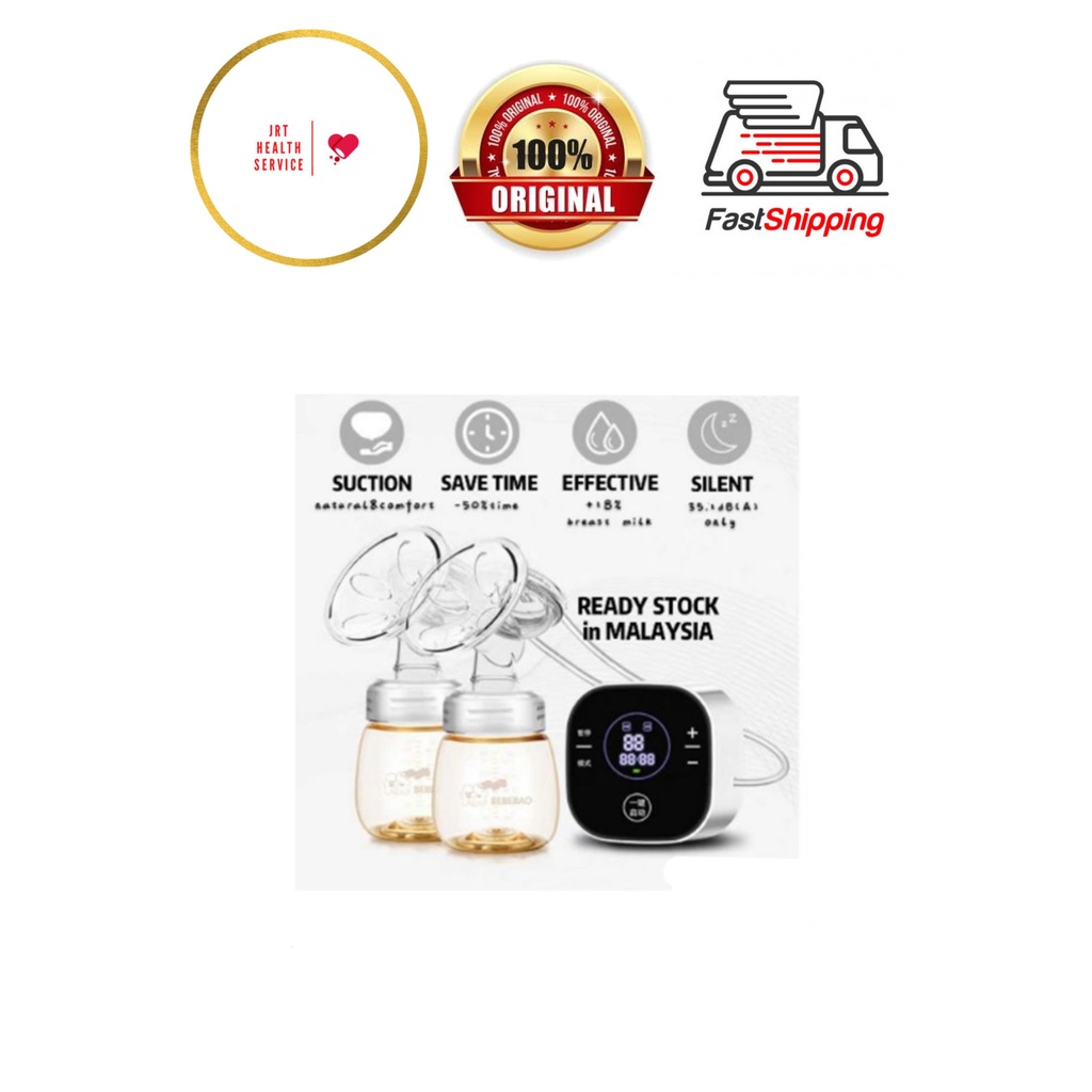 ORIGINAL BEBEBAO DOUBLE ELECTRIC BREAST PUMP BPA FREE | Shopee Malaysia