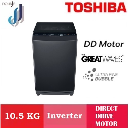 Toshiba 10.5KG UFB DD Greatwaves Inverter Washing Machine AW-DUK1150HM(MG) | Shopee Malaysia