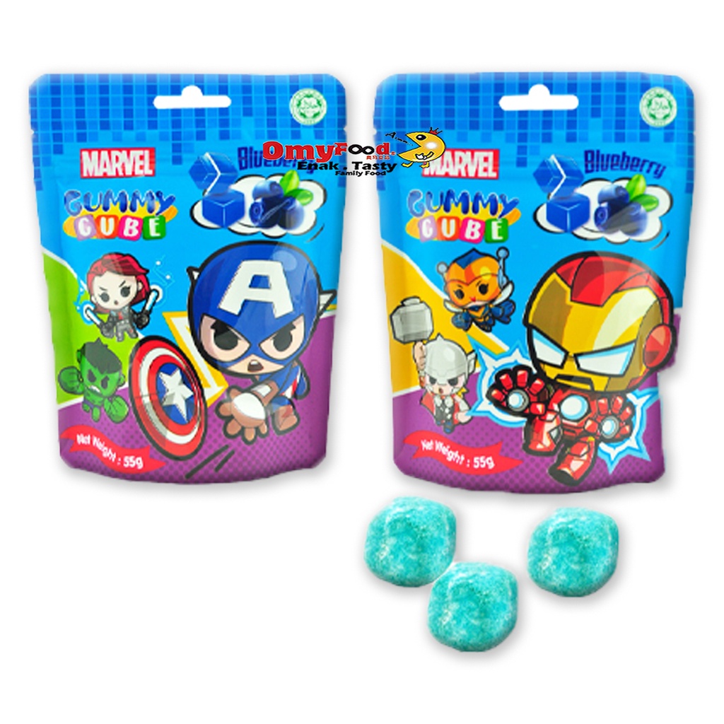 55g 3D/ Cube Gummy [Disney Tsum Tsum/Jurassic World/Marvel/Disney ...