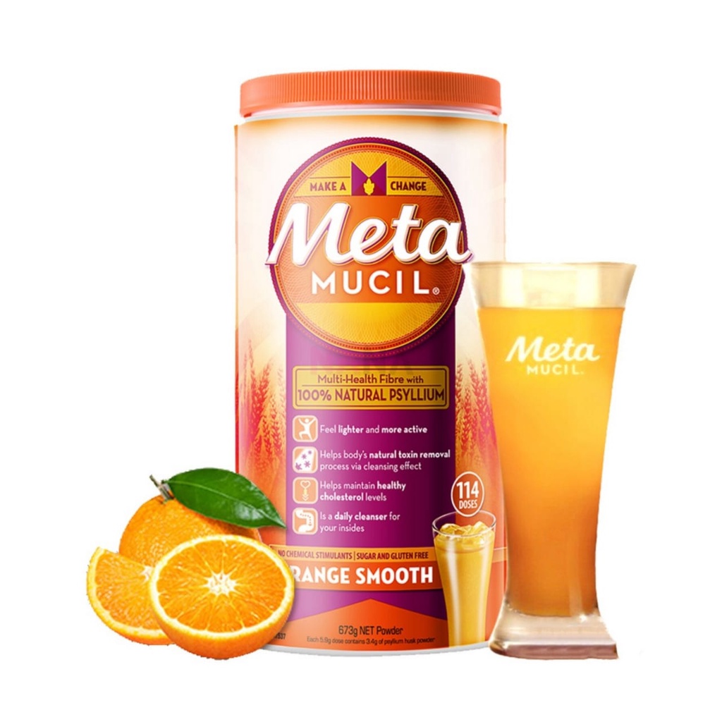 Metamucil Orange Smooth Fibre Powder 673g/114 Doses | Shopee Malaysia