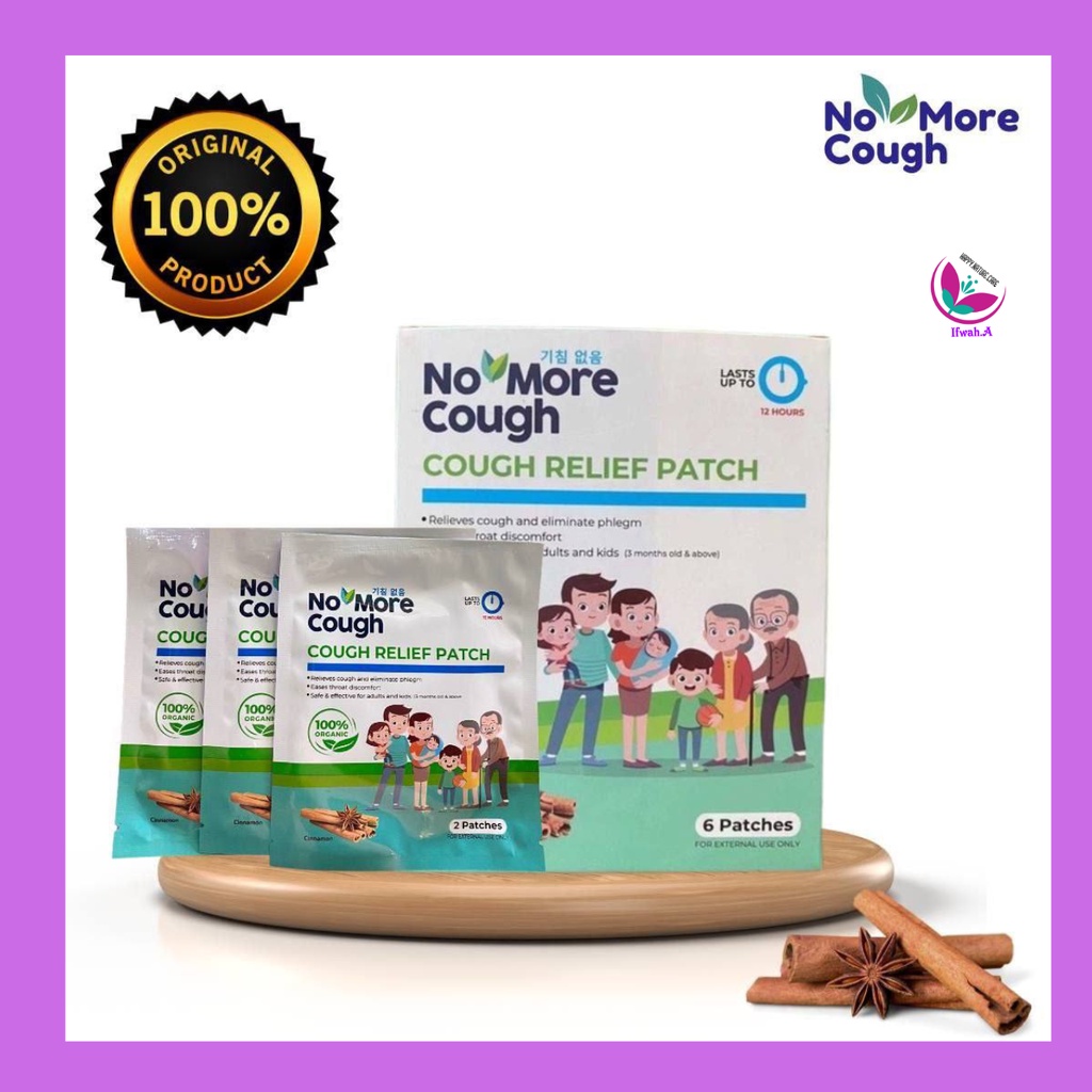 Cough Relief Patch - Pelekat Batuk Selsema Untuk Bayi, Kanak-Kanak ...