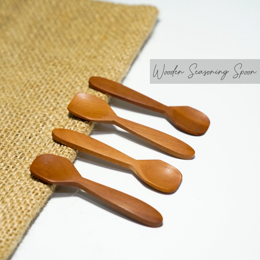 Wooden Seasoning Spoon (Ice Cream/ Seasoning Spoon) | Shopee Malaysia