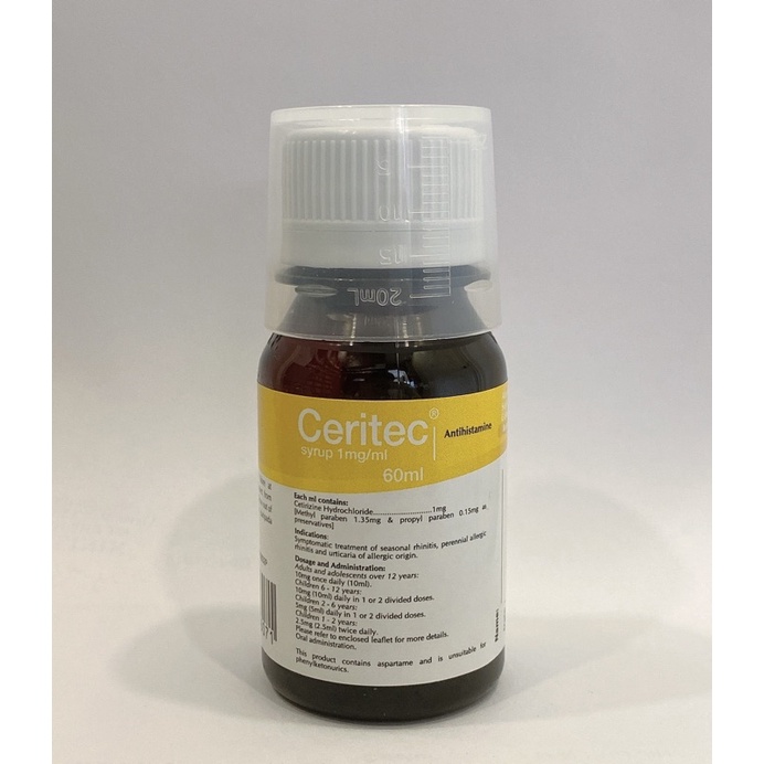 Syrup Cetirizine 60ml | Shopee Malaysia