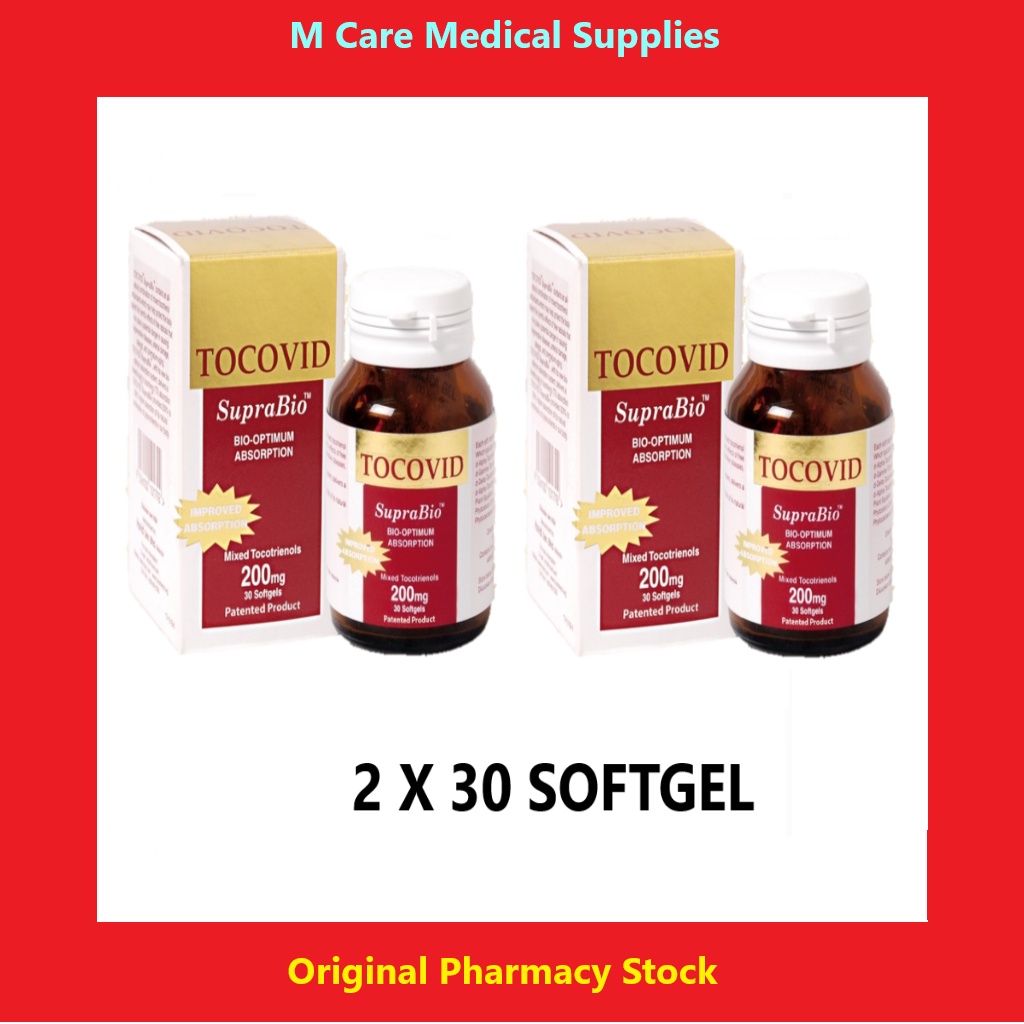 Tocovid SupraBio 200mg (Mixed Tocotrienols) - 30 softgel x 2 UNITS ...