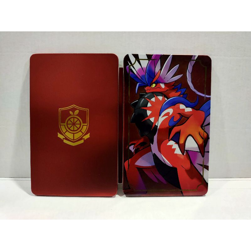 Switch Pokemon Scarlet Steelbook | Pokemon Violet Steelbook | Pokemon ...