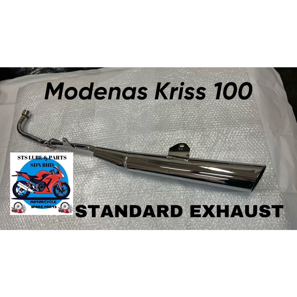 MODENAS KRISS100 EXHAUST PIPE MUFFLER PIPE EKZOS PIPE EZOS PIPE ASSY KRISS 100 KRISS-100 MODENAS ...