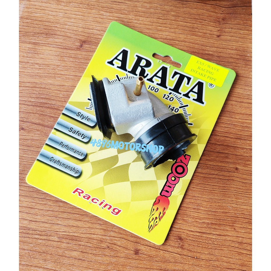 ARATA CARBURETOR JOINT INTAKE PIPE RACING EX5 DREAM WAVE EGO WAVE100 ...