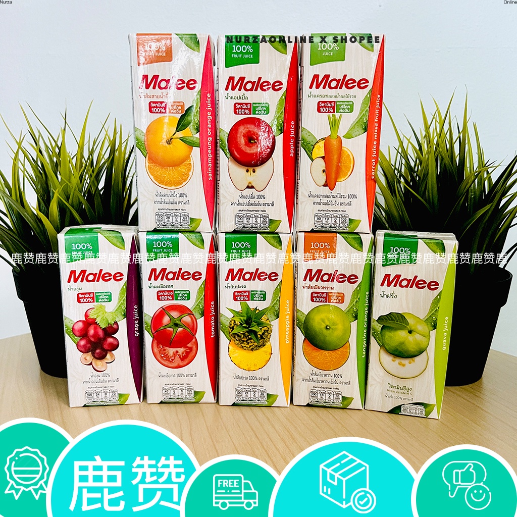 Thailand Malee 100% Fruit Juice Drink 200ml | Shopee Malaysia
